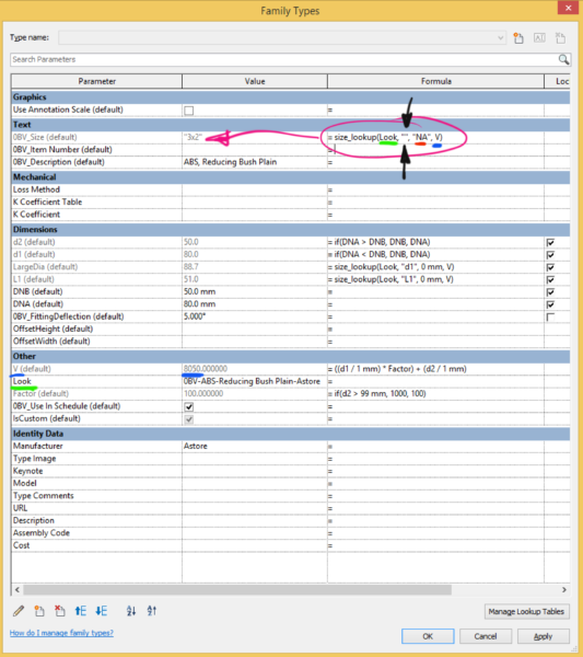 Returning Text from Lookup Tables in Revit - Andekan