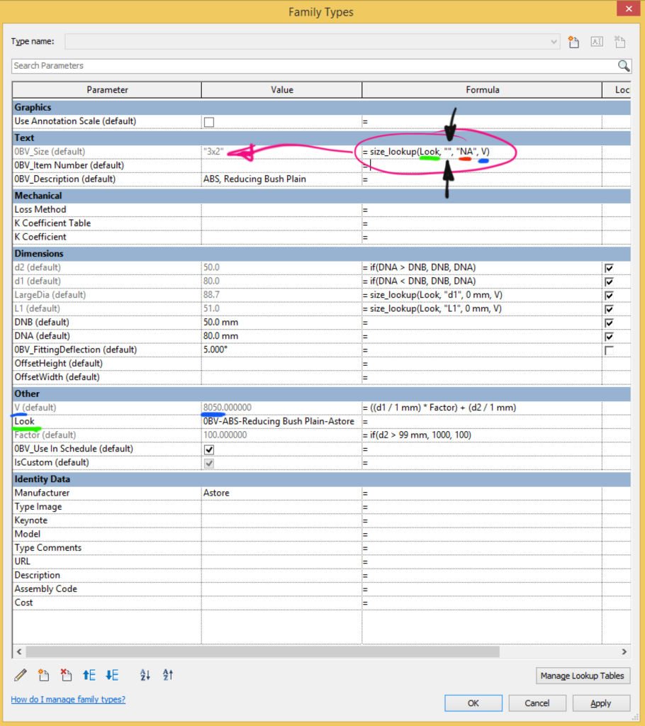 Returning Text from Lookup Tables in Revit - Andekan